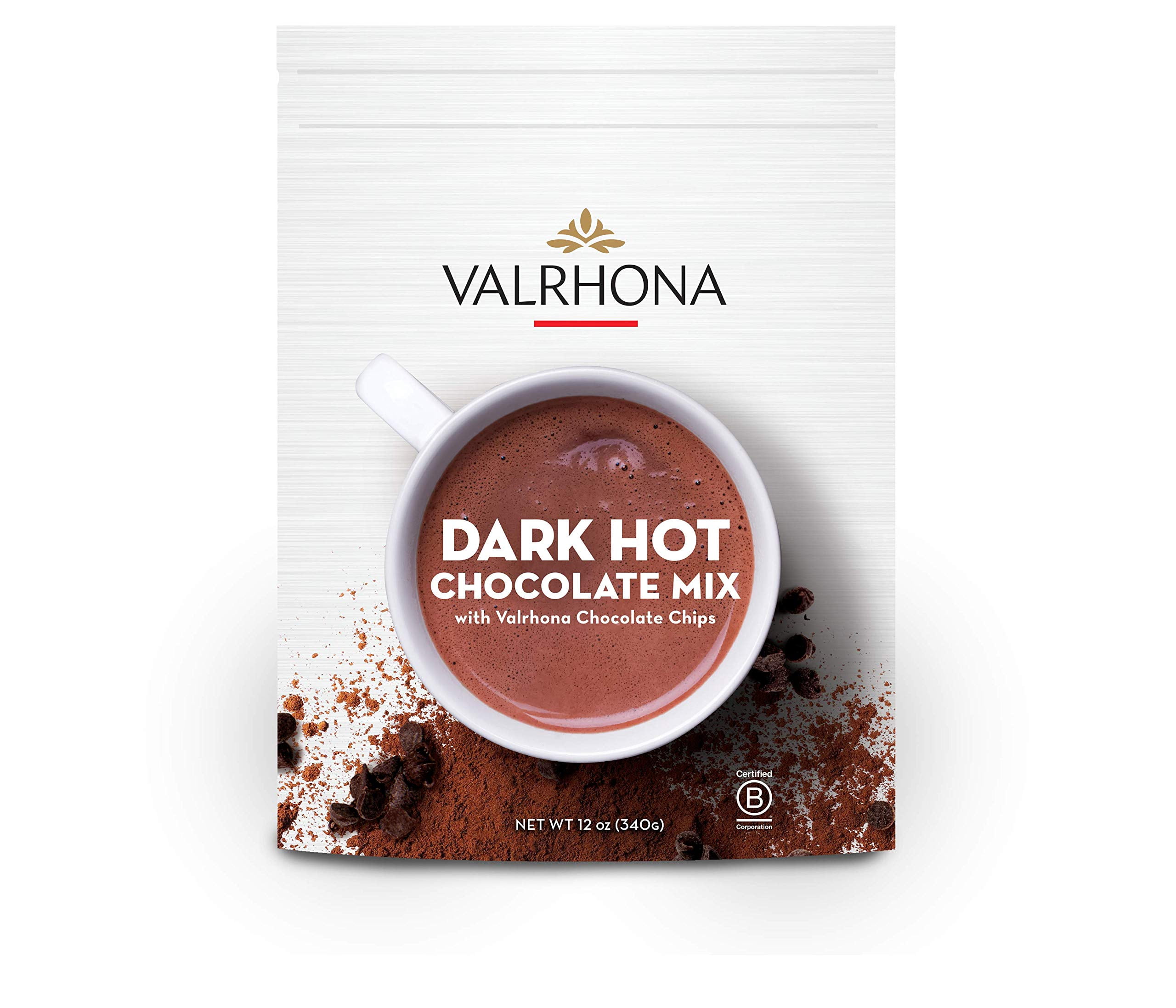 Valrhona Premium Dark Hot Chocolate Sweet Mix. Rich Smooth & Full of ...