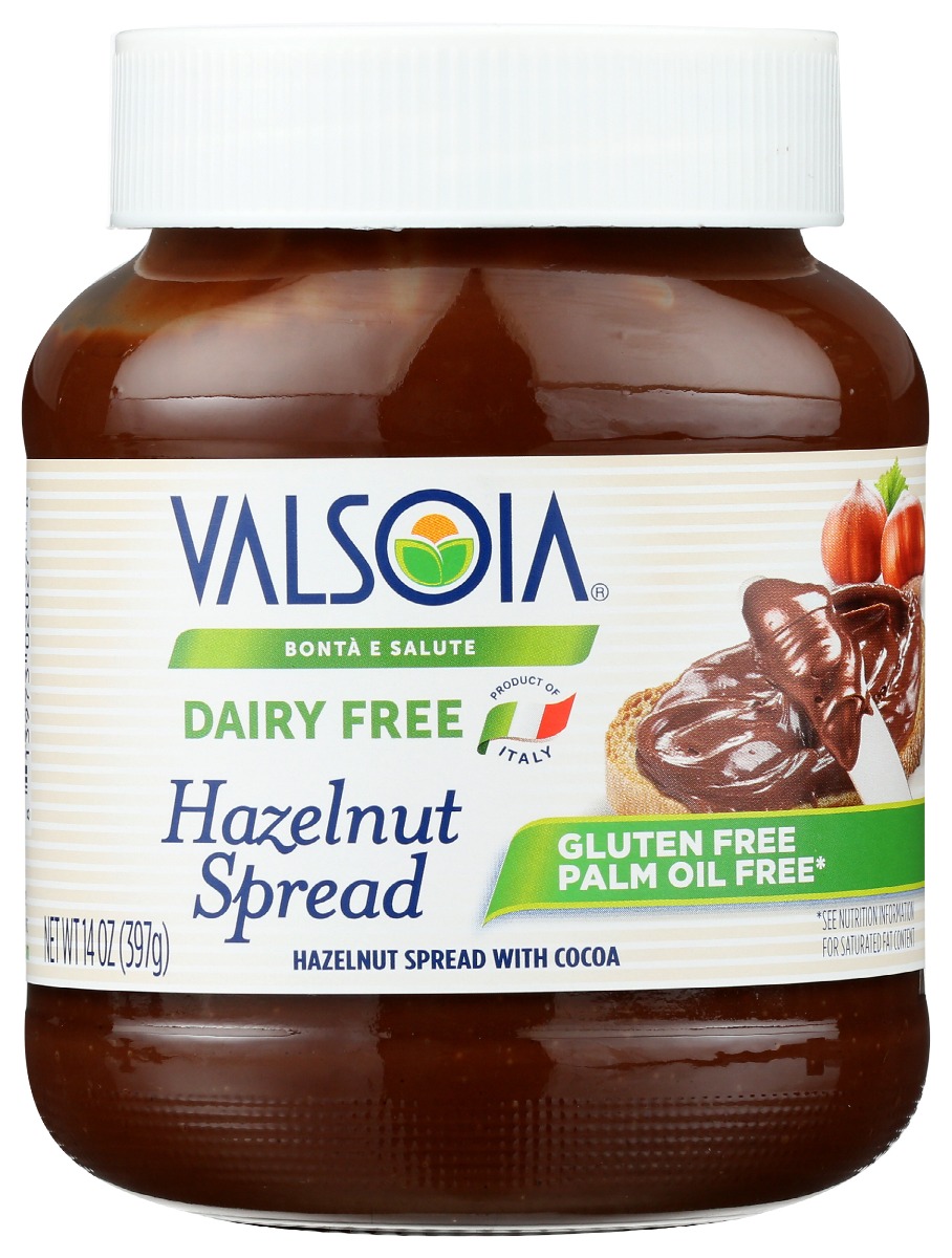 Valsoia: Spread Hazelnut, 14 Oz - Walmart.com