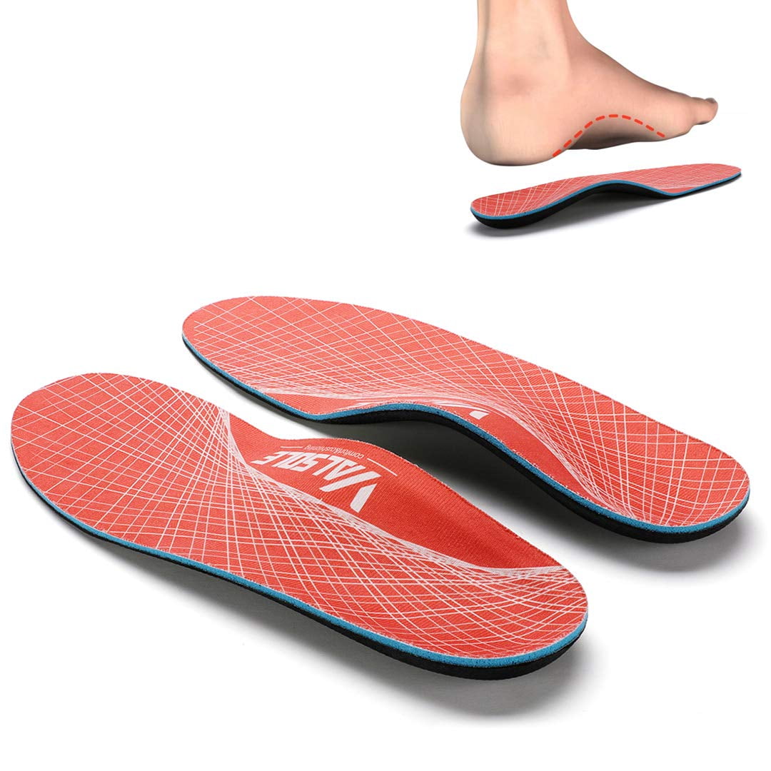 Valsole Plantar Fasciitis Insoles for Men and Women Arch Supports ...