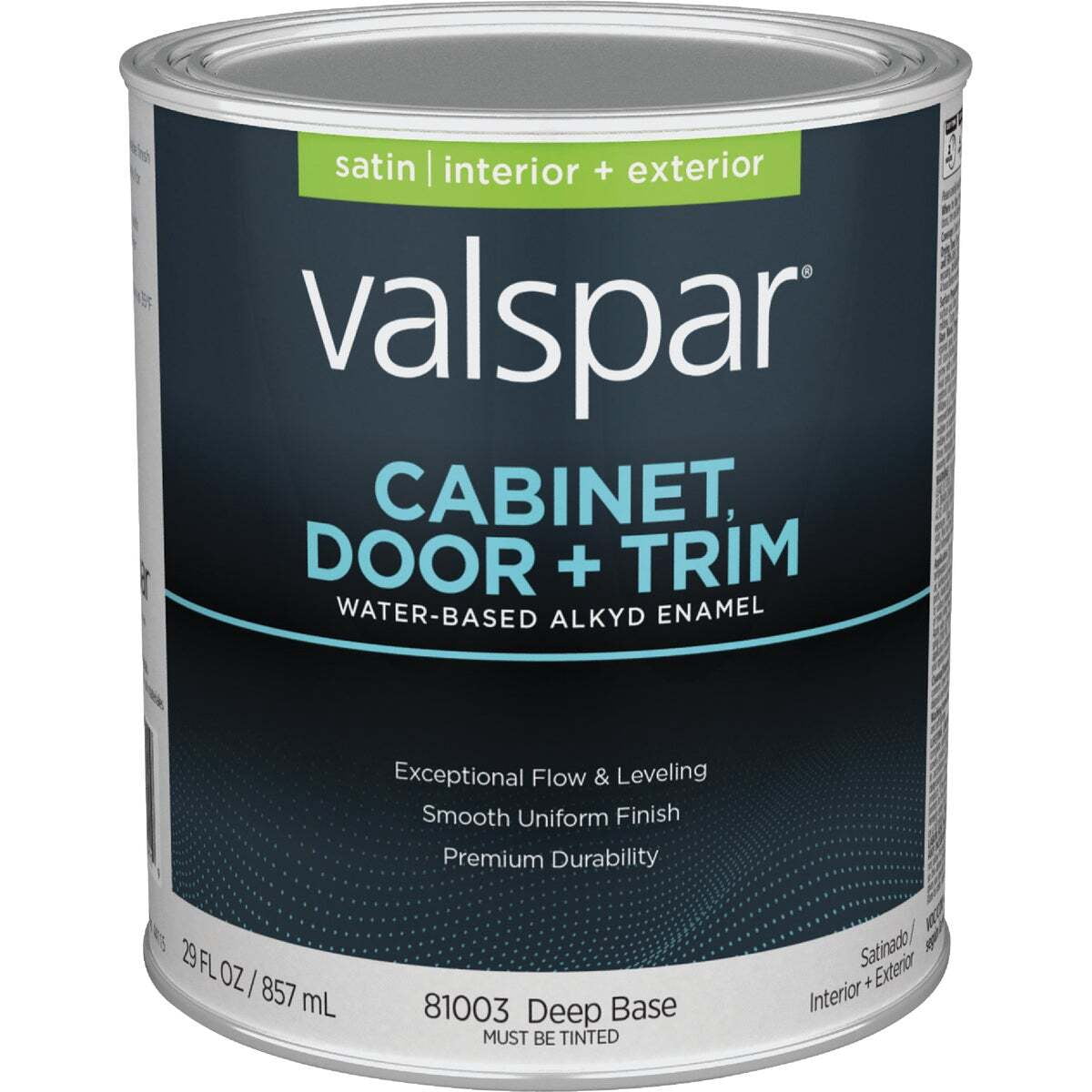 Valspar Cabinet, Door, & Trim Int Sat Deep Bs Enamel 028.0081003.005 ...