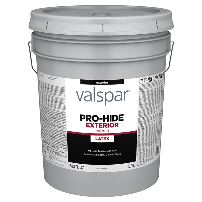 Valspar 028.0091314.008 5 gal Pro-Hide White Exterior Primer - Walmart.com