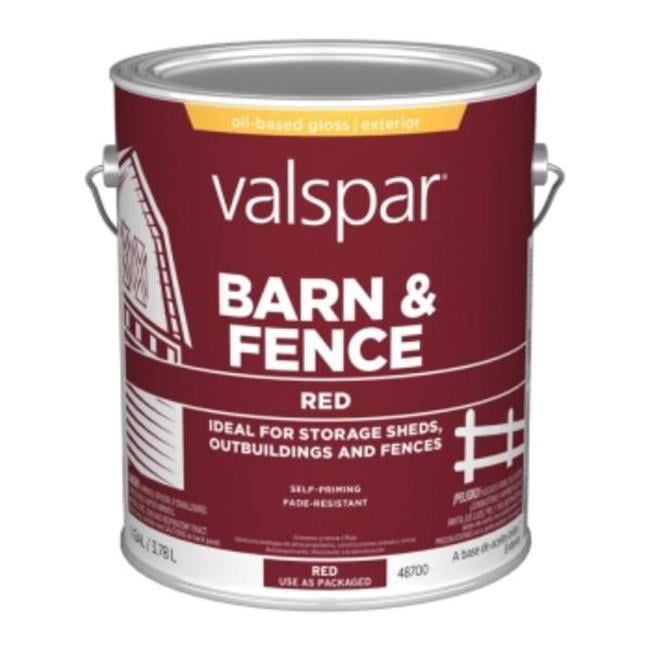 Valspar 1 gal Oil Red Barn Paint, Pack of 4 - Walmart.com