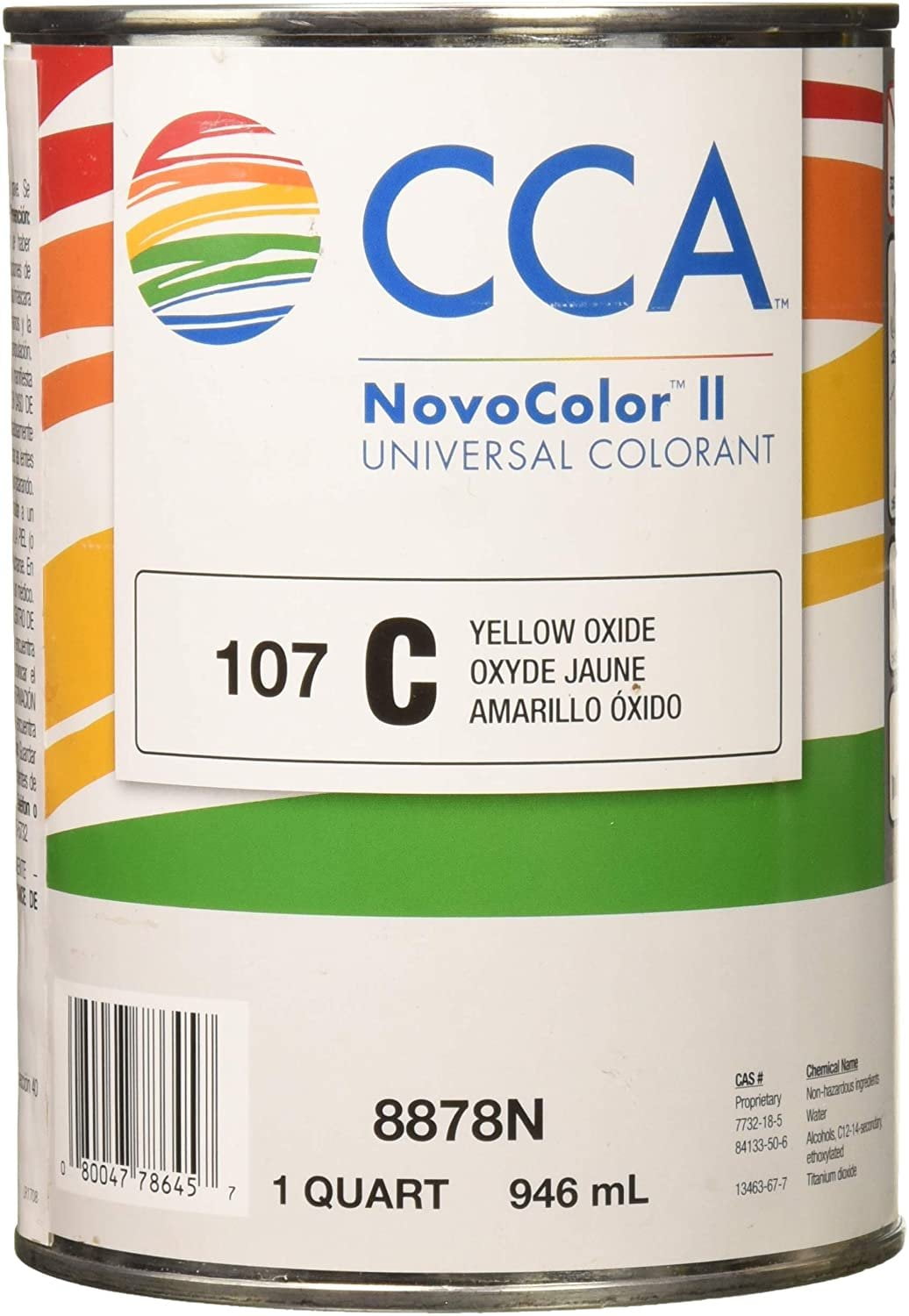 Valspar 211422 Novo Ii Universal Colorant, 1 Qt, C Quart, Yellow Oxide ...