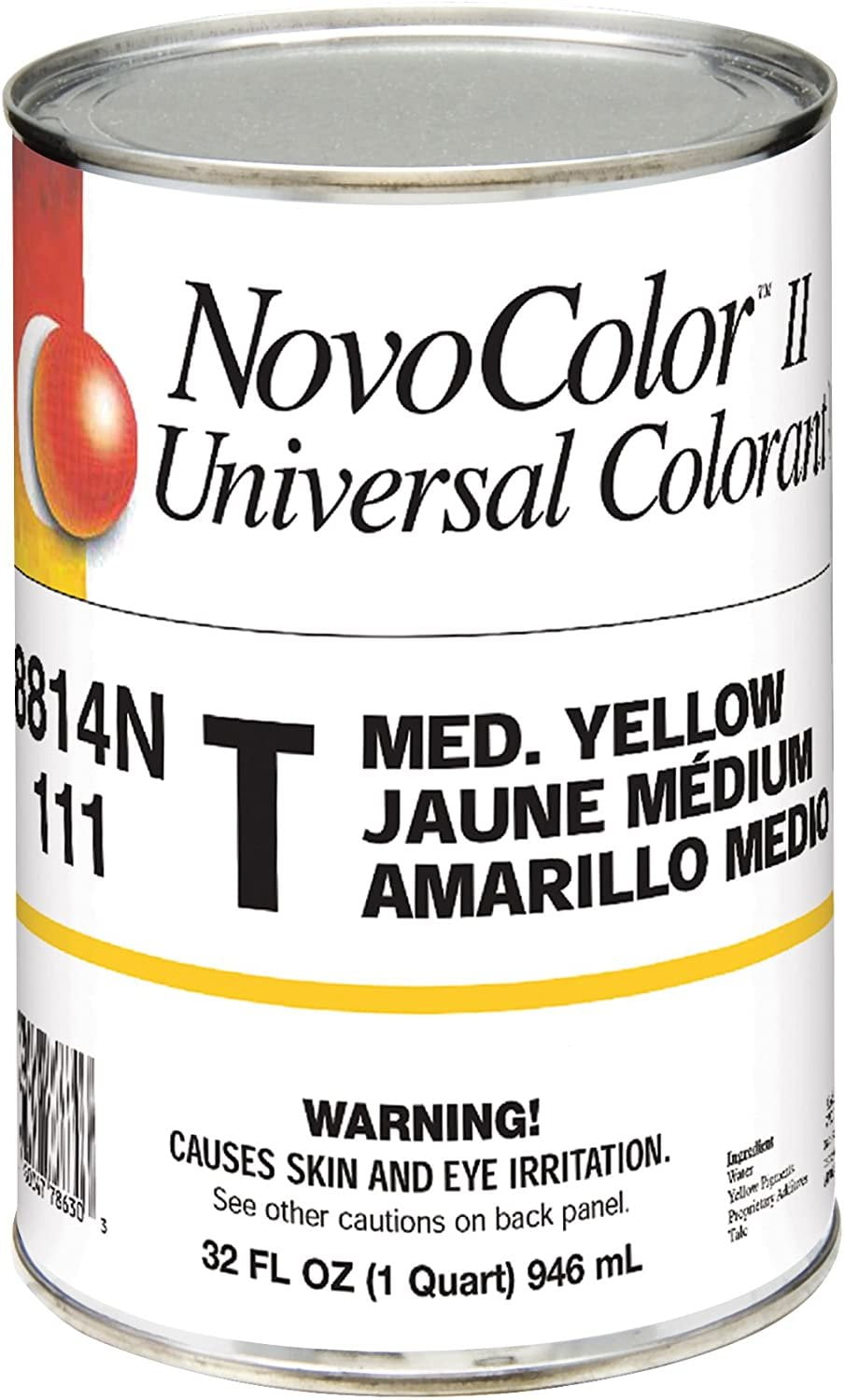 Valspar 211431 Novo Ii Universal Colorant, 1 Qt, T-Medium, Yellow ...