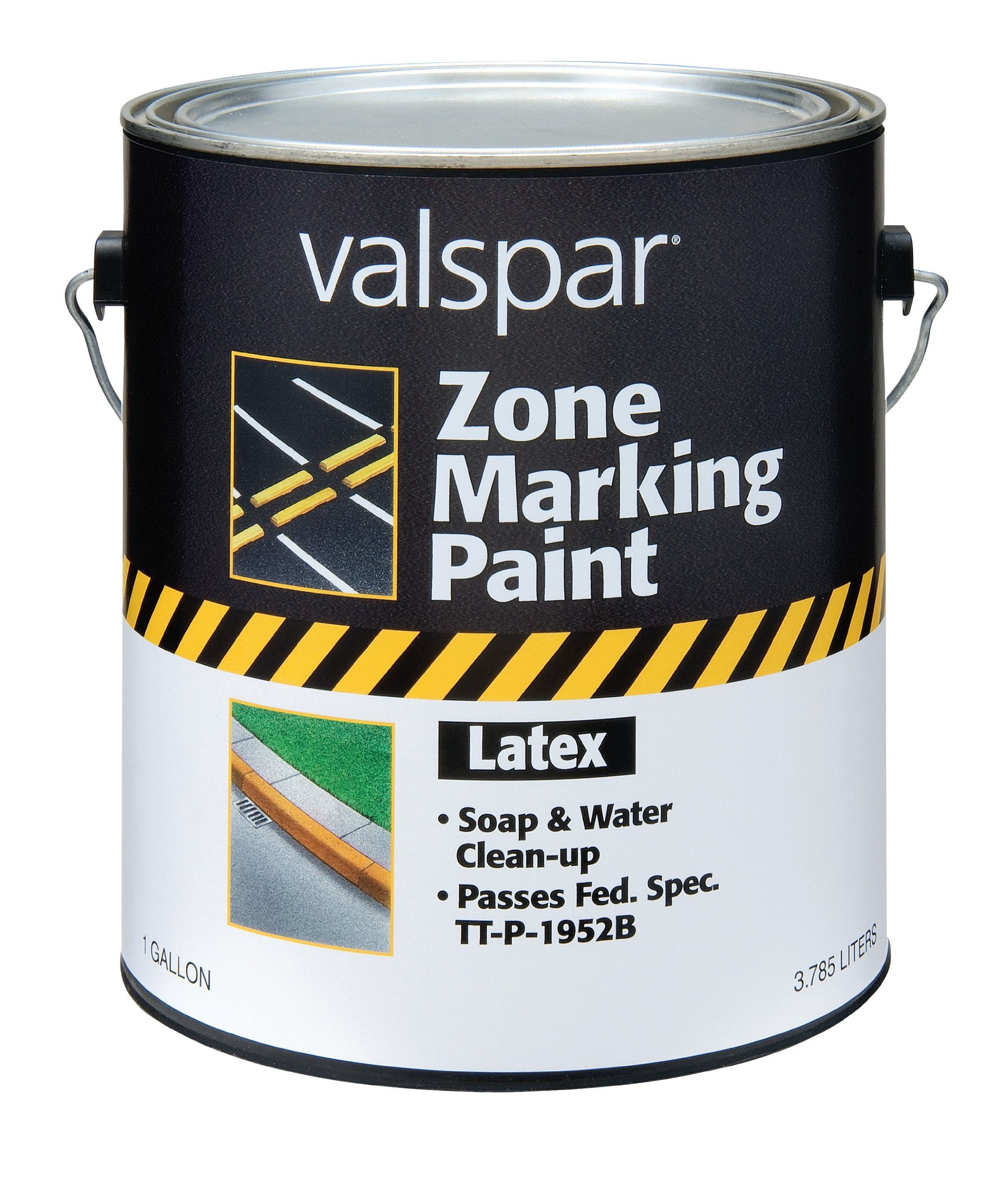 Valspar 24-138G Red Latex Zone Marking Paint - 1 Gallon - Walmart.com
