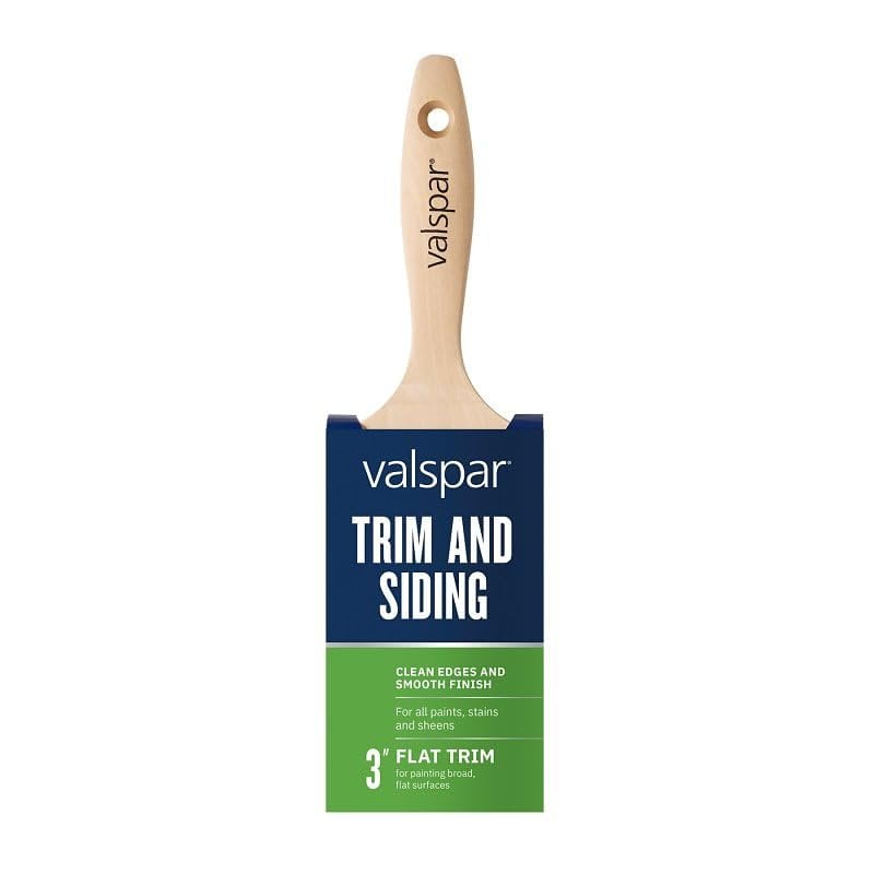 Valspar Brush Paint Trim&SDNG Flat 3IN 881445300 - Walmart.com
