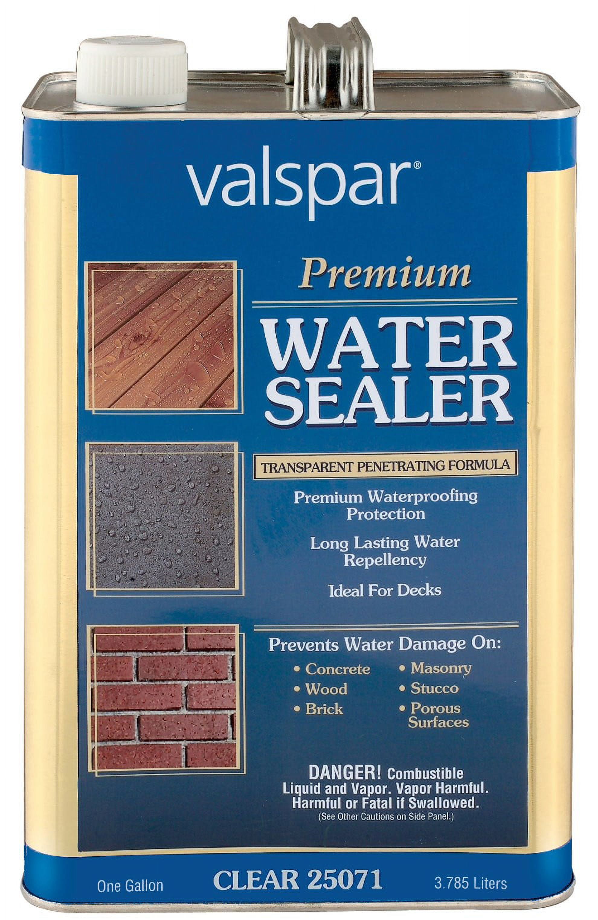 Valspar Guardian Clear Multi-Purpose Waterproofing Sealer 1 gal ...