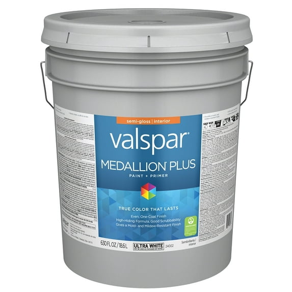Valspar Medallion Plus Premium Paint & Primer Satin Interior Paint ...