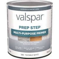 Valspar Prep Step 1 Qt. White Multi-Purpose Primer (Latex) 044.0000986. ...