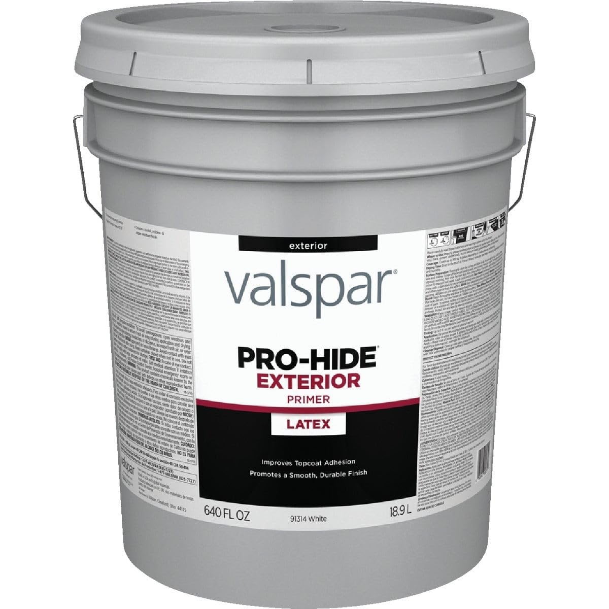 Valspar Primer Latex Exterior Pail 028.0091314.008 - Walmart.com
