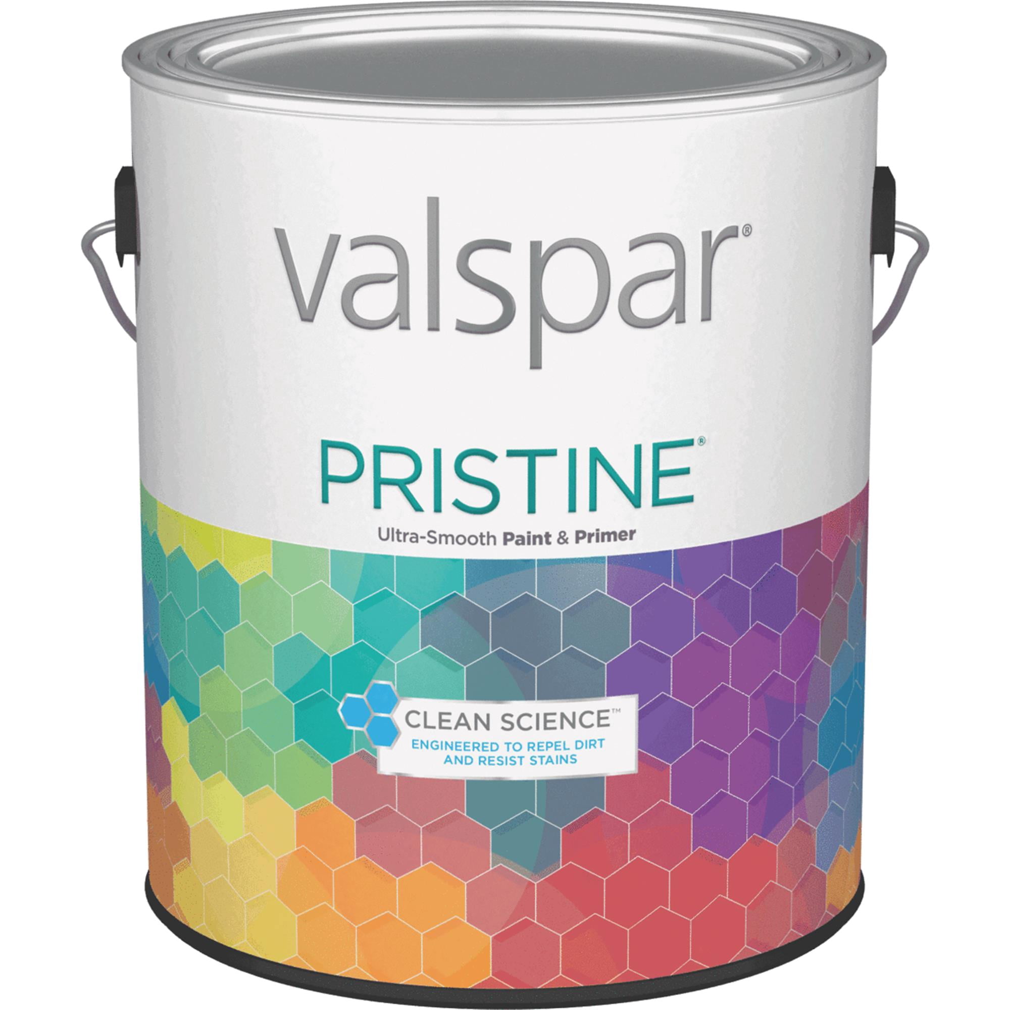 Valspar Pristine 100% Acrylic Paint & Primer Semi-Gloss Interior Wall ...
