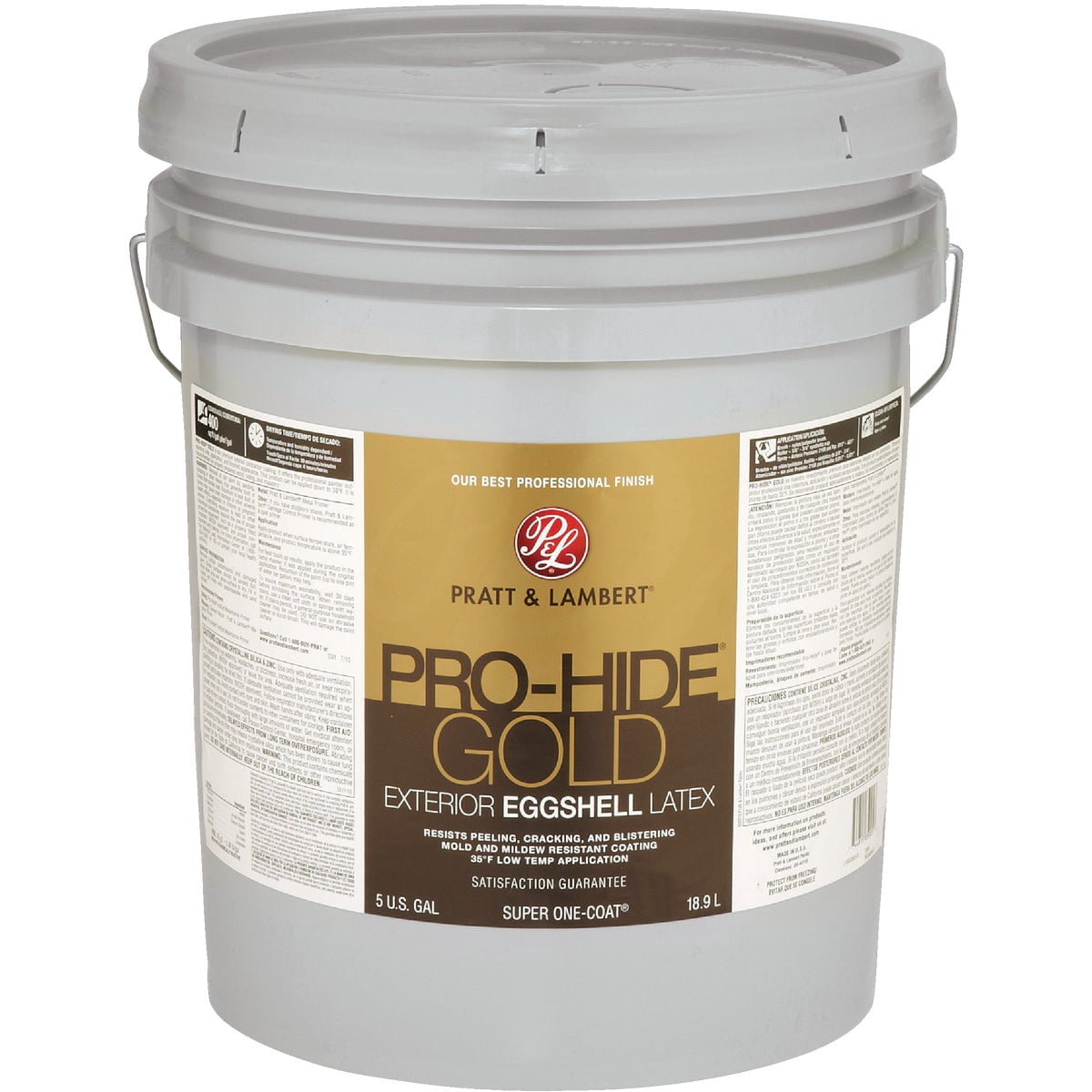 Valspar Pro-Hide Gold Ultra Latex Satin Exterior House Paint, Clear ...
