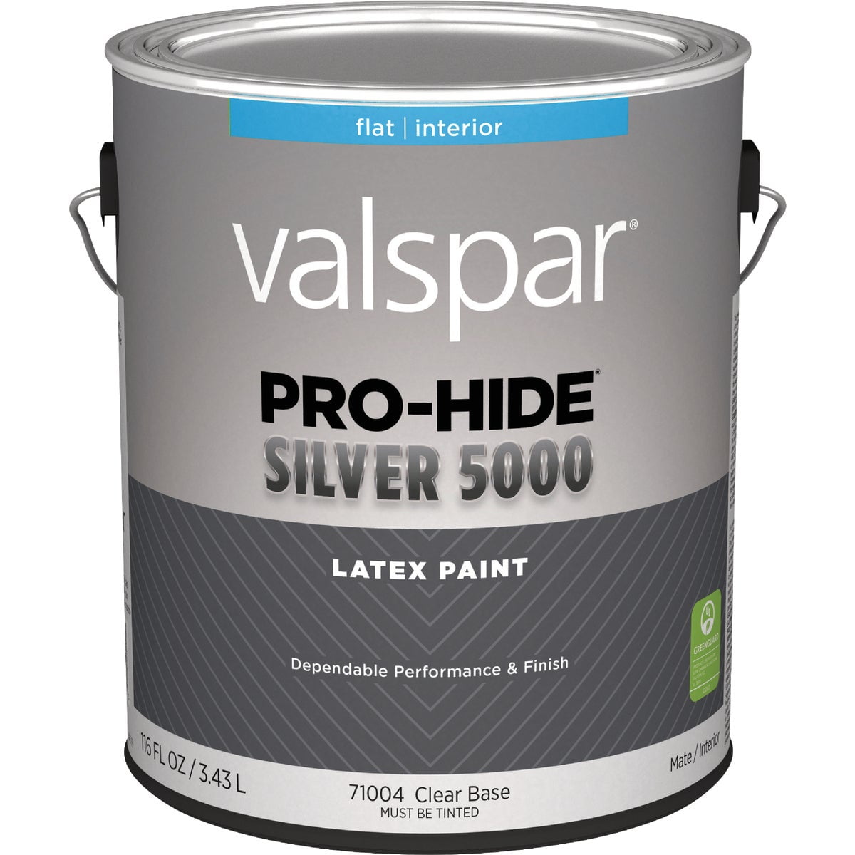 Valspar 028.0071004.007 Pro-Hide Silver 5000 Interior Paint, Flat Clear ...