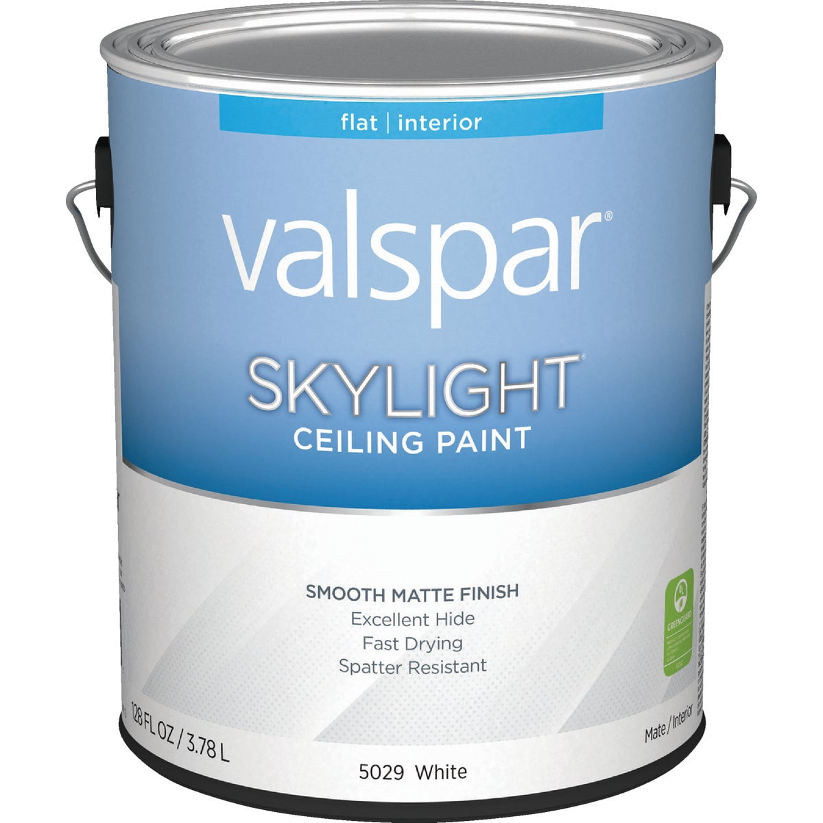 Valspar Skylight Latex Matte Flat Ceiling Paint, Soft White, 1 Gal ...