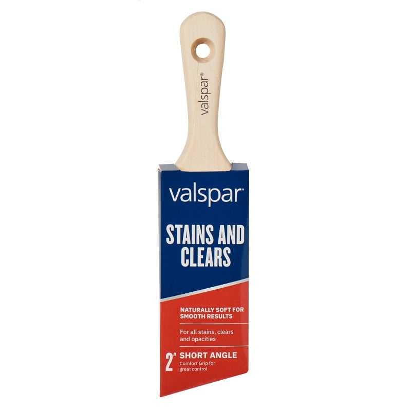 Valspar All Stains 2 in Short Angle - Wood Handle 882567350 - Walmart.com