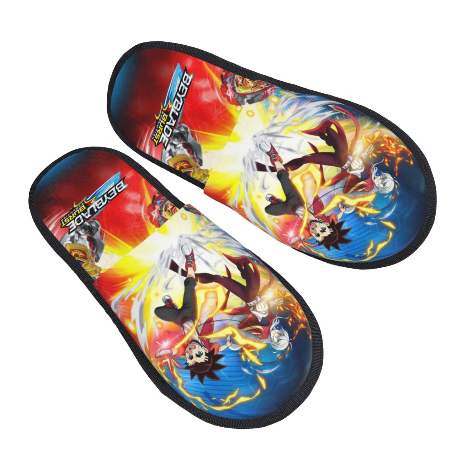 Valt Aoi Beyblade Burst Fuzzy Memory Foam Slippers Fluffy Winter Shoes ...