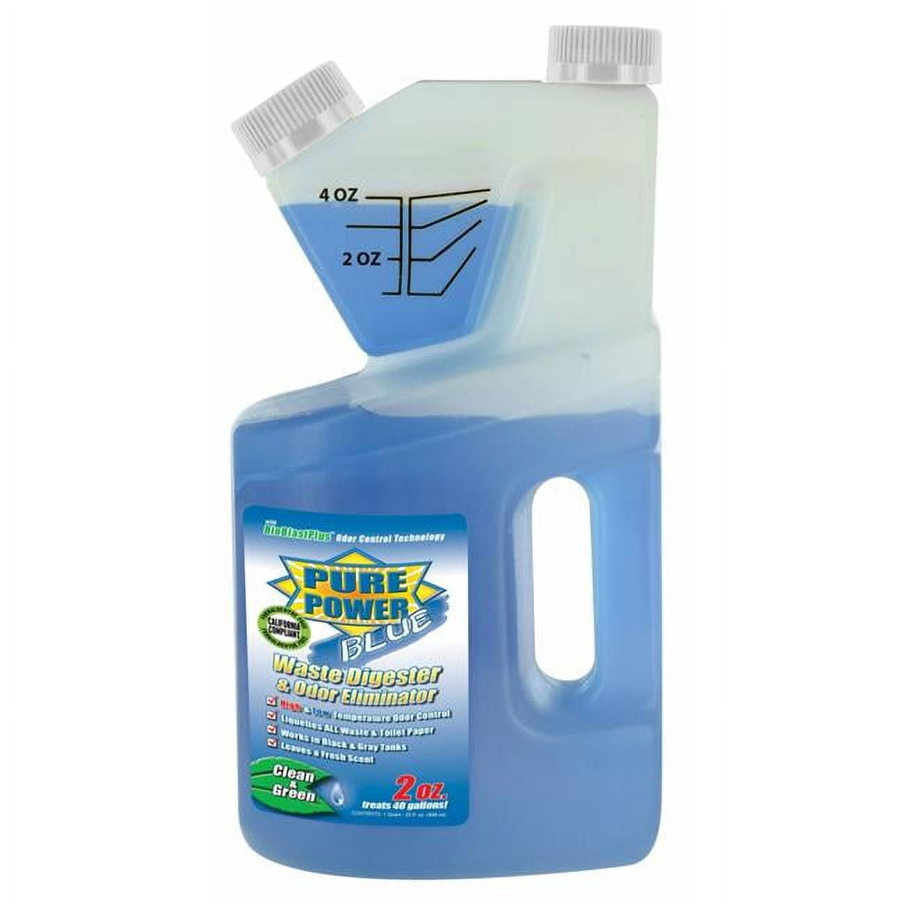 Valterra 40 oz Pure Power Blue Self Measuring Bottle - Walmart.com