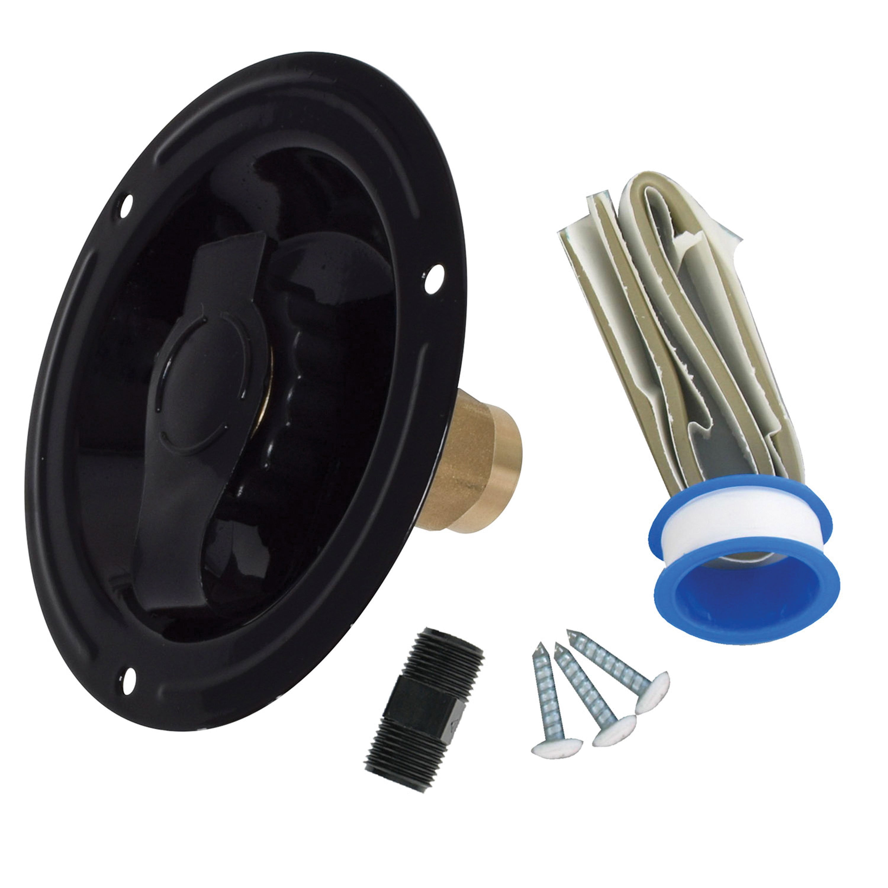 Valterra A01-0178LFVP Recessed Water Inlet - FPT, Black (Carded ...