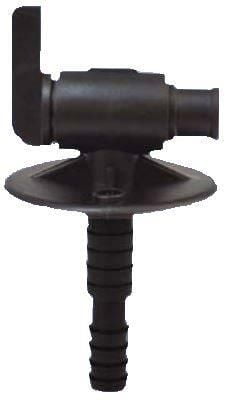 Valterra A01-2025BKVP Universal Drain Valve - Barbed, Black (Carded ...
