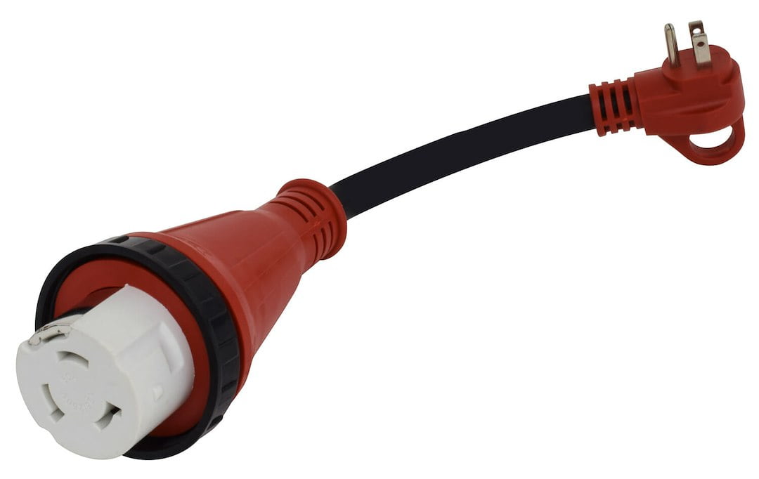 Valterra A10-1550DVP Mighty Cord Detachable 12" Adapter Cord w/Handle ...