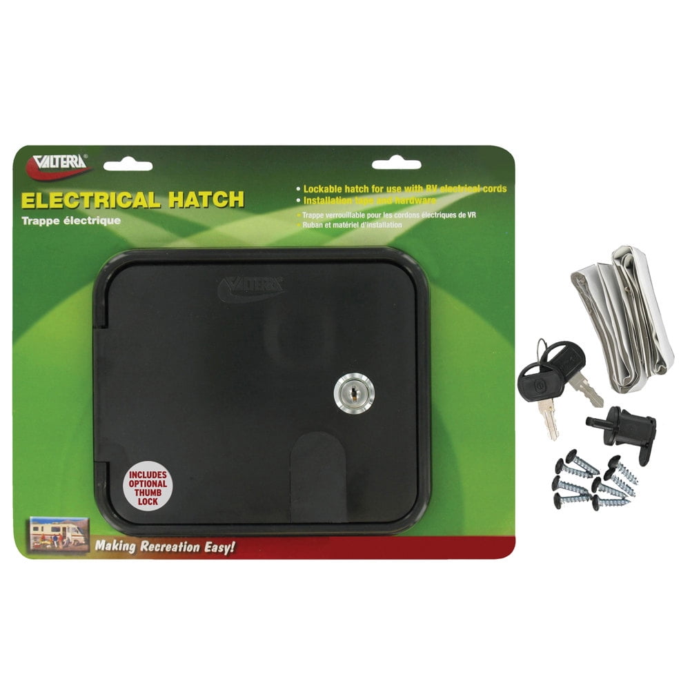 Valterra A10-2150BKVP Medium Square Cable Hatch - Black - Walmart.com