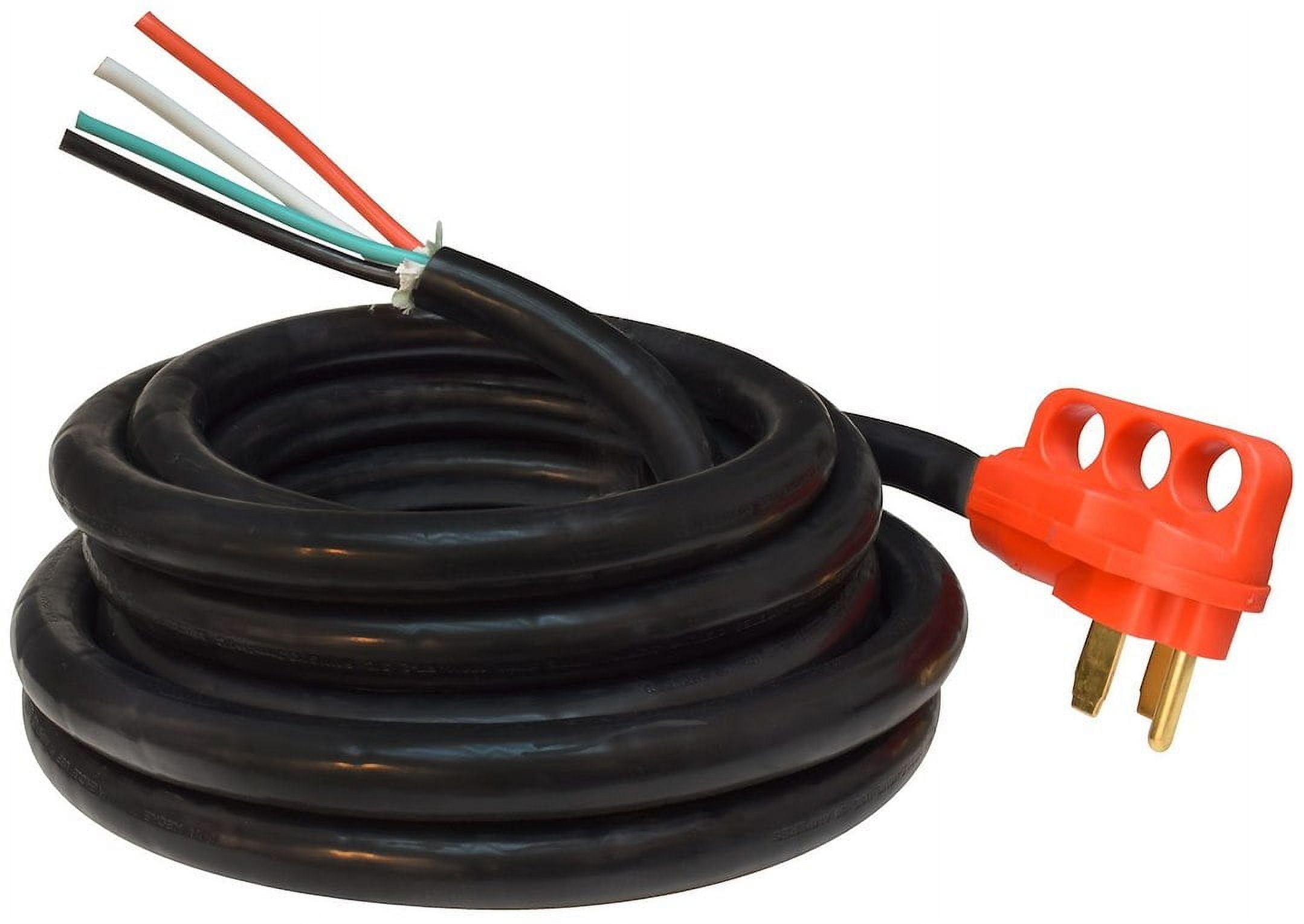 Valterra A10-5025END Mighty Cord 50 Amp Non-Detachable Power Cord w ...