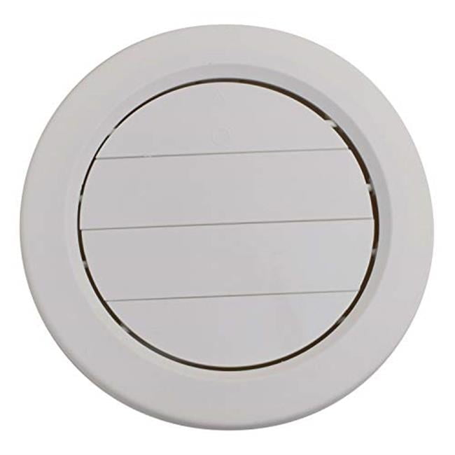 Valterra A103359VP 5 in. White Rotating Heat & AC Register with Damper ...