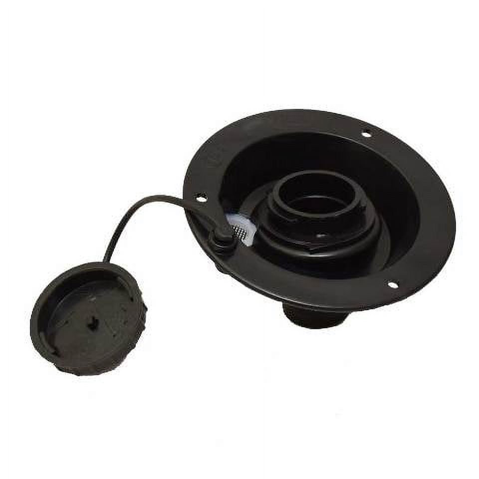 Valterra Boat Gravity Water Inlet A01-2003BKBU | 1 1/8 Inch Black ...