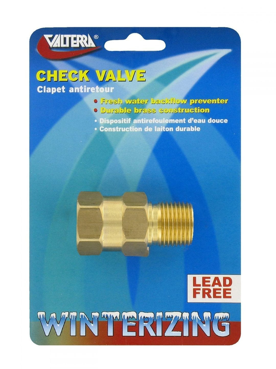 Valterra Check Valve, Brass 1/2 inch Check Valve - Walmart.com