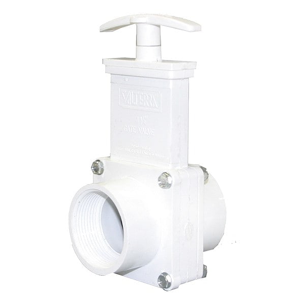 Valterra Gate Valve,1 1/2",PVC,Slip 6109GR - Walmart.com