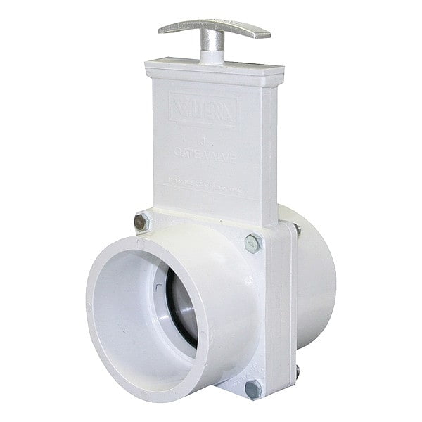 Valterra Gate Valve,3",PVC,Slip 4301GR - Walmart.com