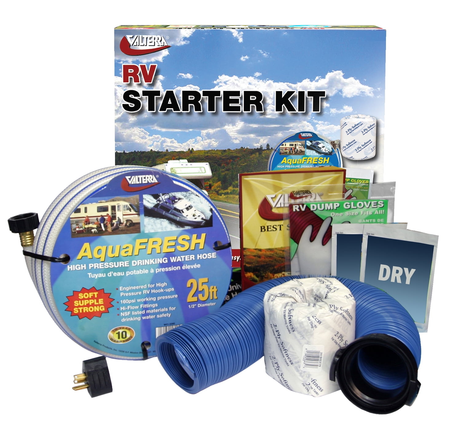 Valterra K88105 Standard RV Accessory Starter Kit with Pure Power ...