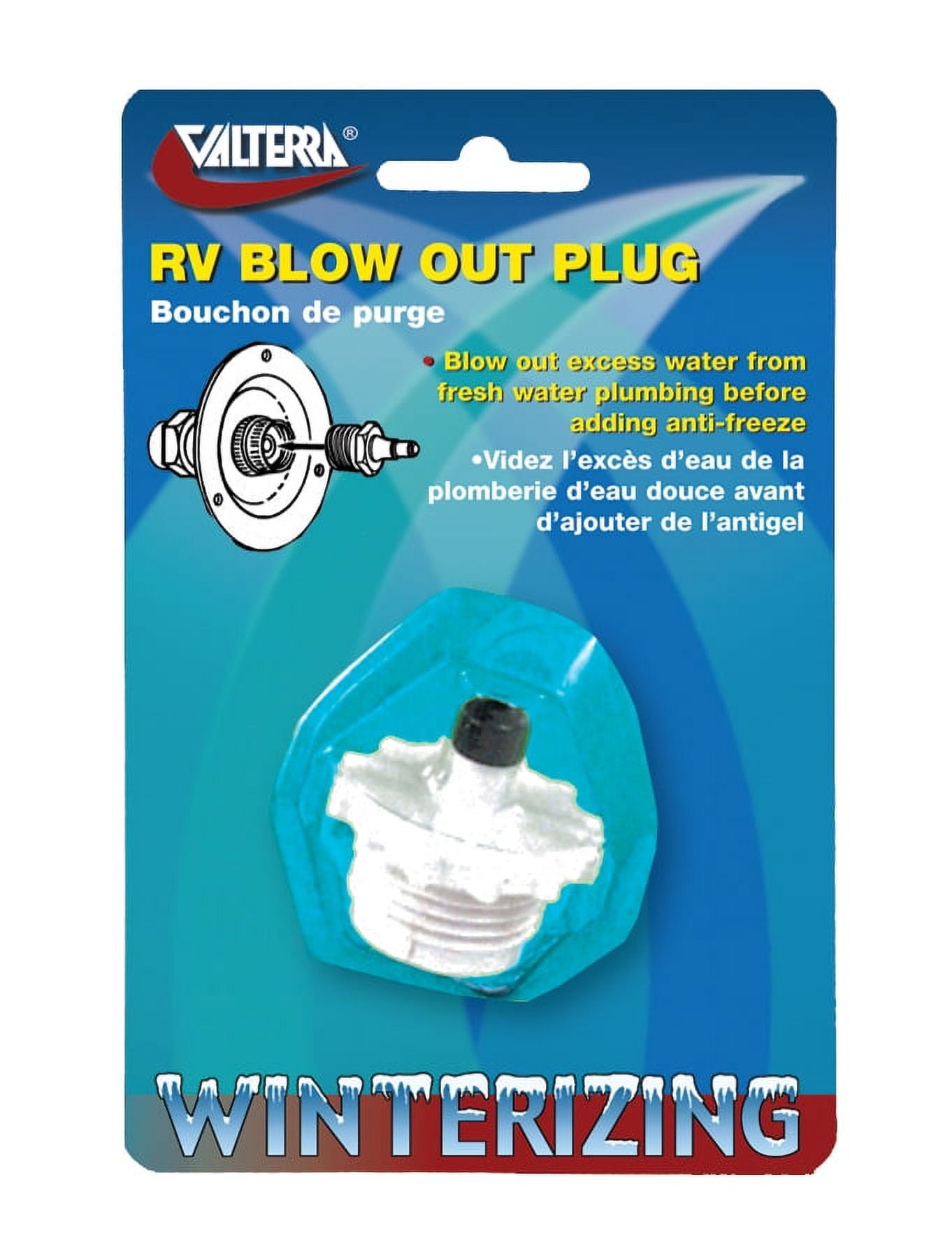 Valterra P23500VP RV Blow Out Plug White - Walmart.com