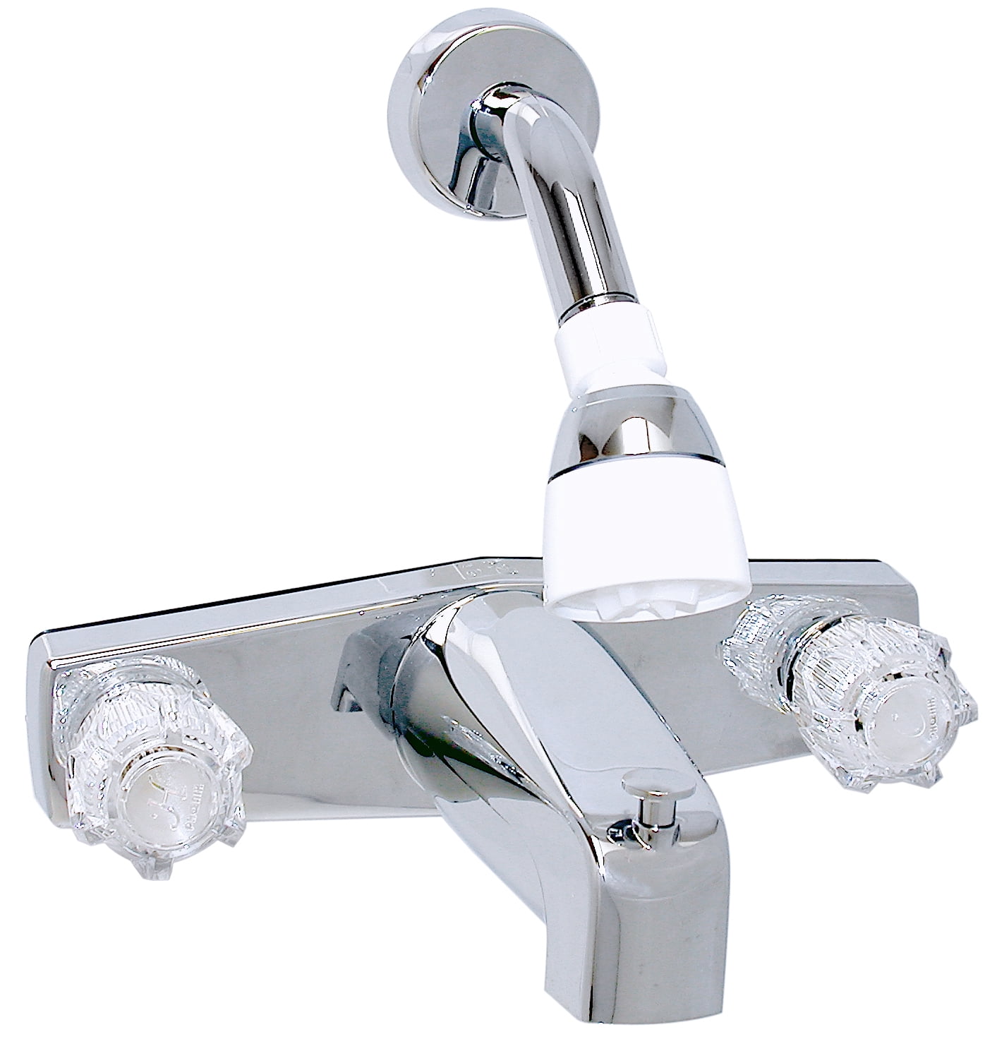 Valterra PF214349 Plastic Two-Handle 8" Tub/Shower Diverter Faucet with ...