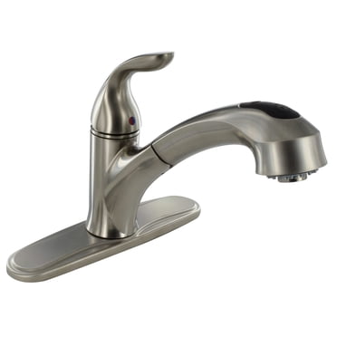 OakBrook Pacifica One Handle Kitchen Faucet with Pullout Sprayer ...