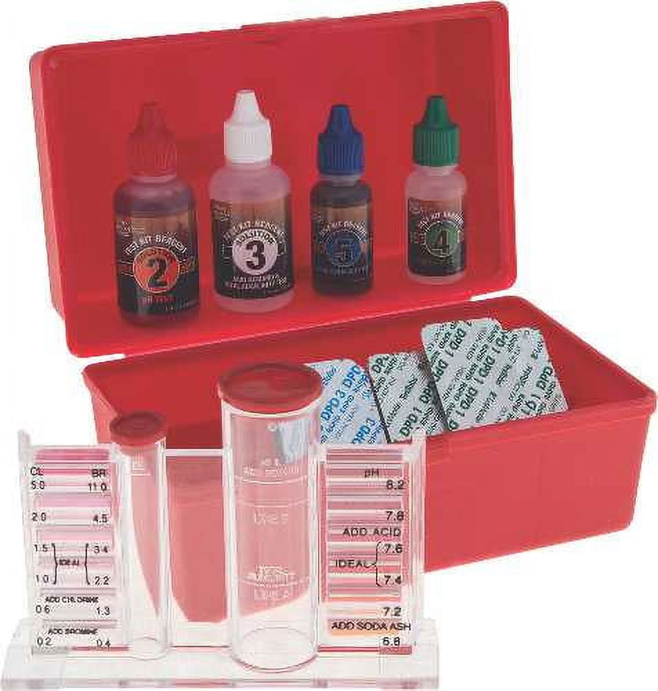 DPD TEST KIT 5 WAY CHLORINE AND BROMINE per 2 Each - Walmart.com