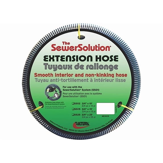 Free Shipping! Valterra SS25 Extension Hose for SewerSolution System ...