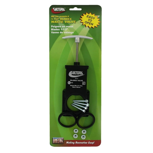 Valterra T1001VPM Bladex Waste Valve with Metal Handle - 1-1/2 ...