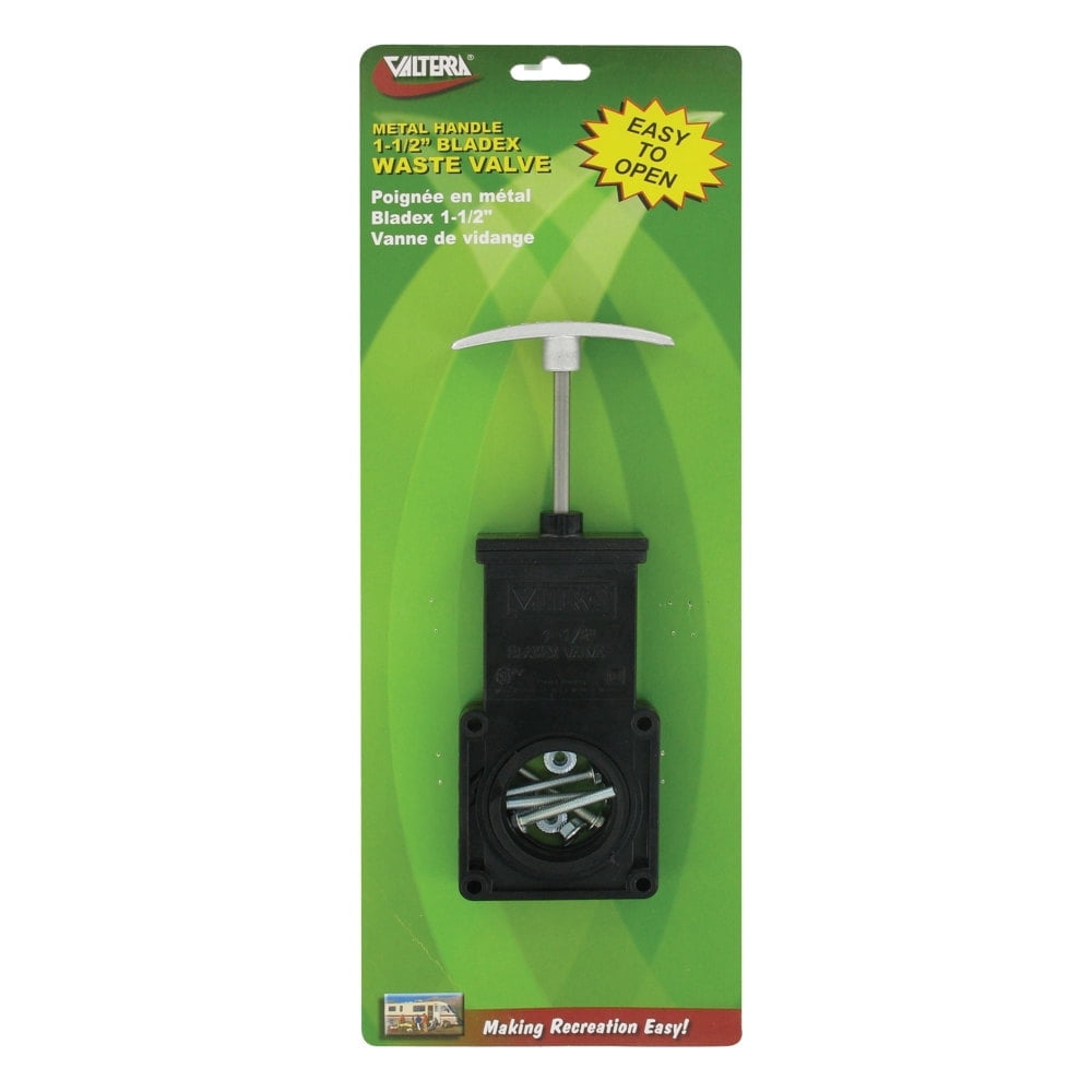 Valterra, Bladex Waste Valve, T1001VPM, 1-1/2 inch with Metal Handle ...