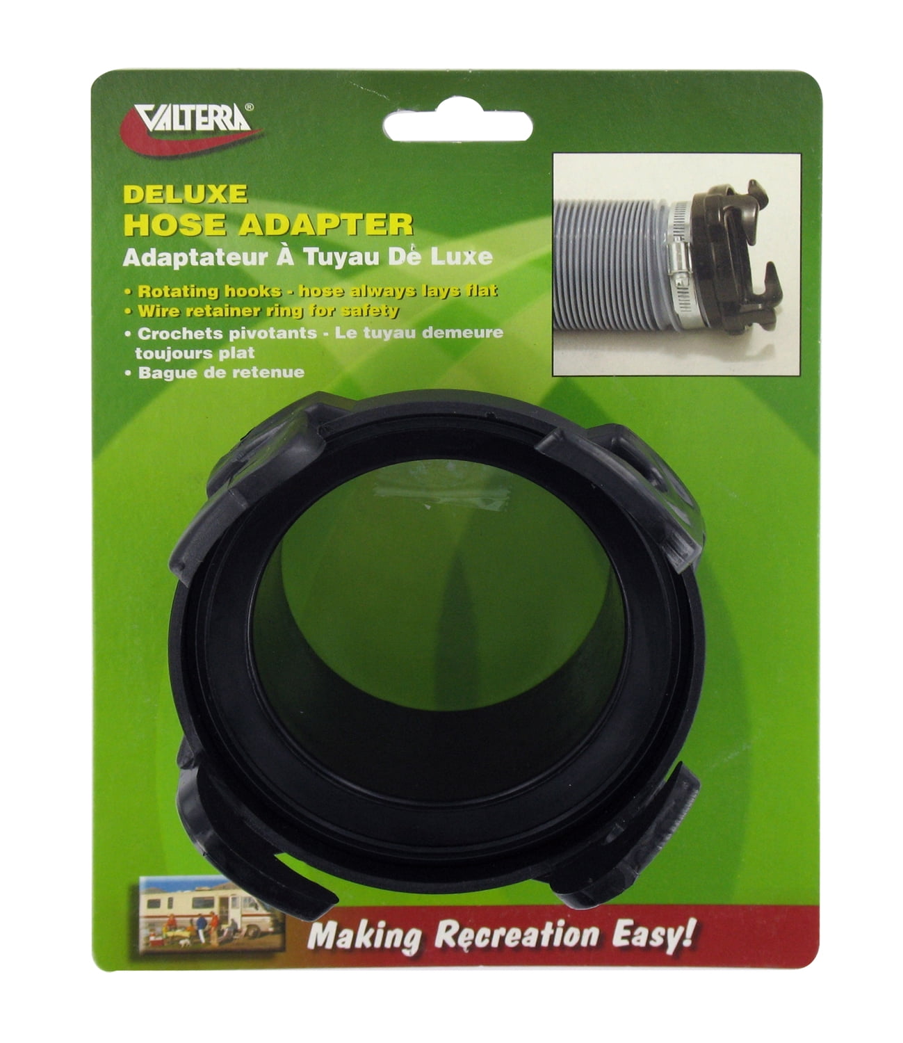 Valterra T1024-2VP Deluxe Rotating Hose Adapter - 3" Straight - Walmart.com