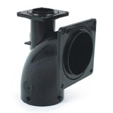 Valterra T1031 1/4 Bend Heel Inlet with 3" Slip Hub x 3" and 1-1/2 ...