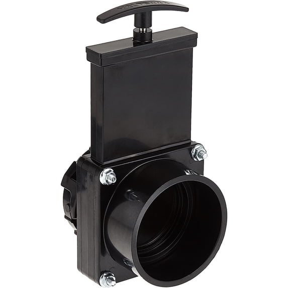 Valterra, Waste Valve, T50 RV 3 inch Bayonet x 3 inch Hub, Black ...