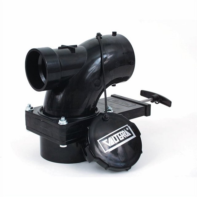 Valterra T60 1/4 Bend Rotating Heel Inlet Valve Assembly with 3" Hub x ...