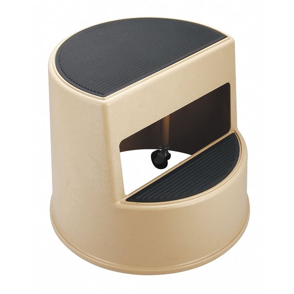 Value Brand, 5M655, Office Step Stool, 13-1/2Inh, 350Lb, Plstic ...