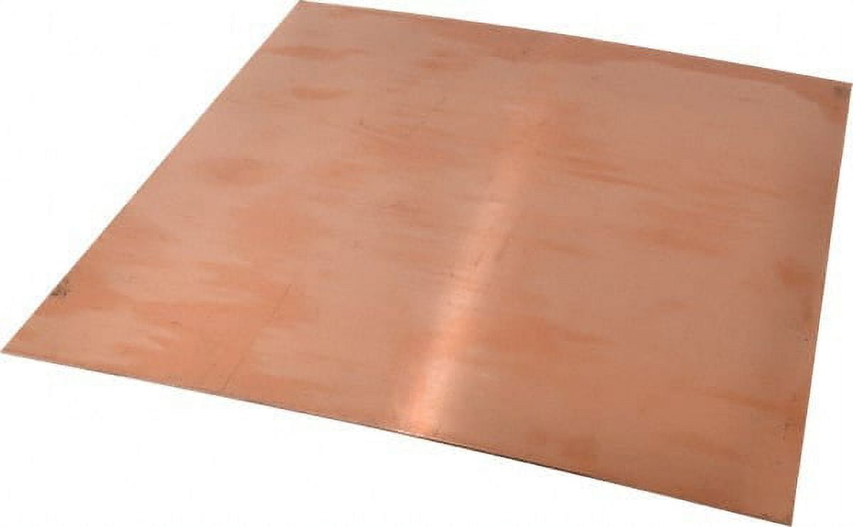 Value Collection 1/16 Inch Thick x 12 Inch Square, Copper Sheet Alloy ...