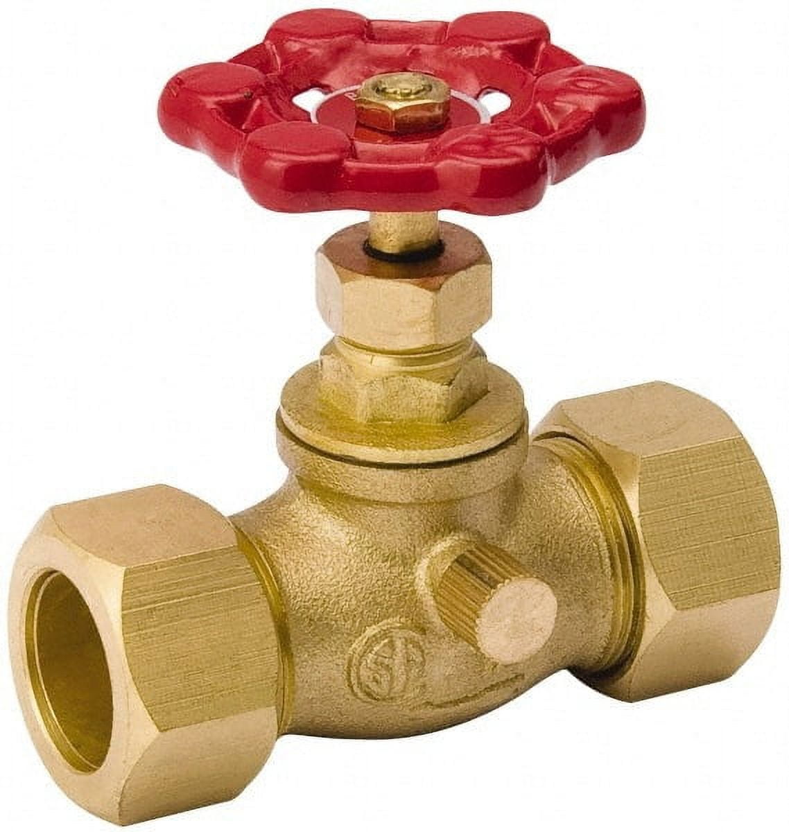 Value Collection 1/2" Pipe, 125 psi WOG Rating, Brass Stop & Waste ...