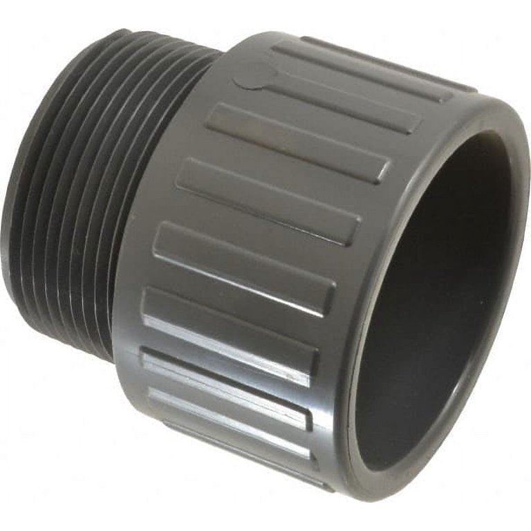 2-1/2 Schedule 80 PVC Male Adapter- Socket X Male NPT, 48% OFF