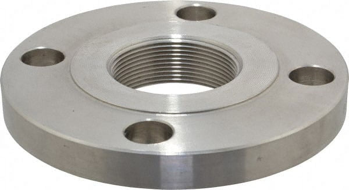 Value Collection 2" Pipe, 6" OD, Stainless Steel, Threaded Pipe Flange ...