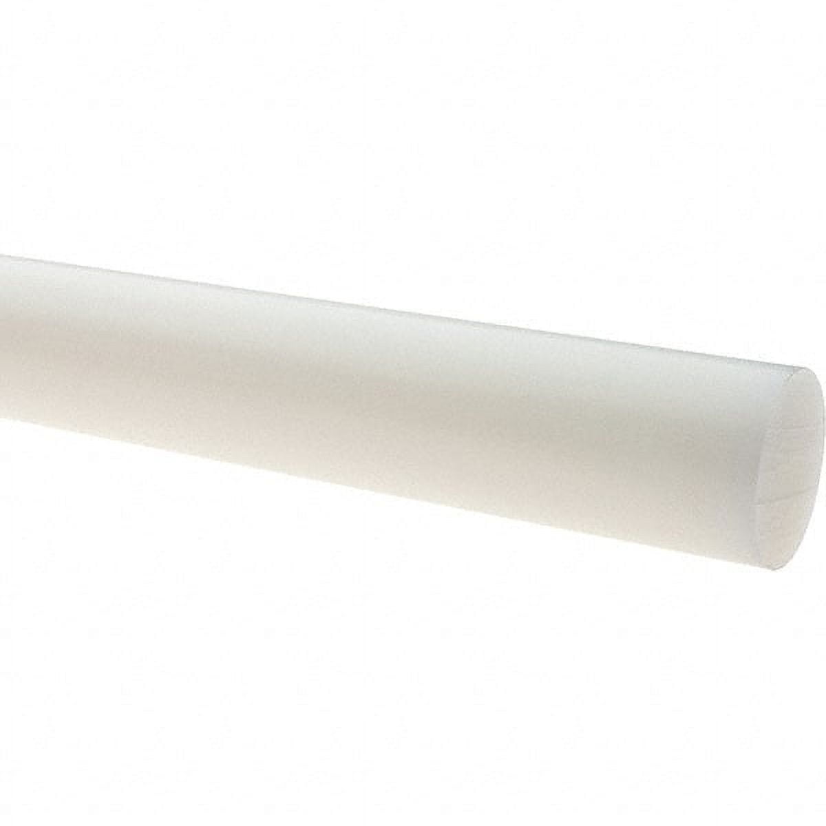 Value Collection 4' Long, 1" Diam, Polyethylene (HDPE) Plastic Rod ...