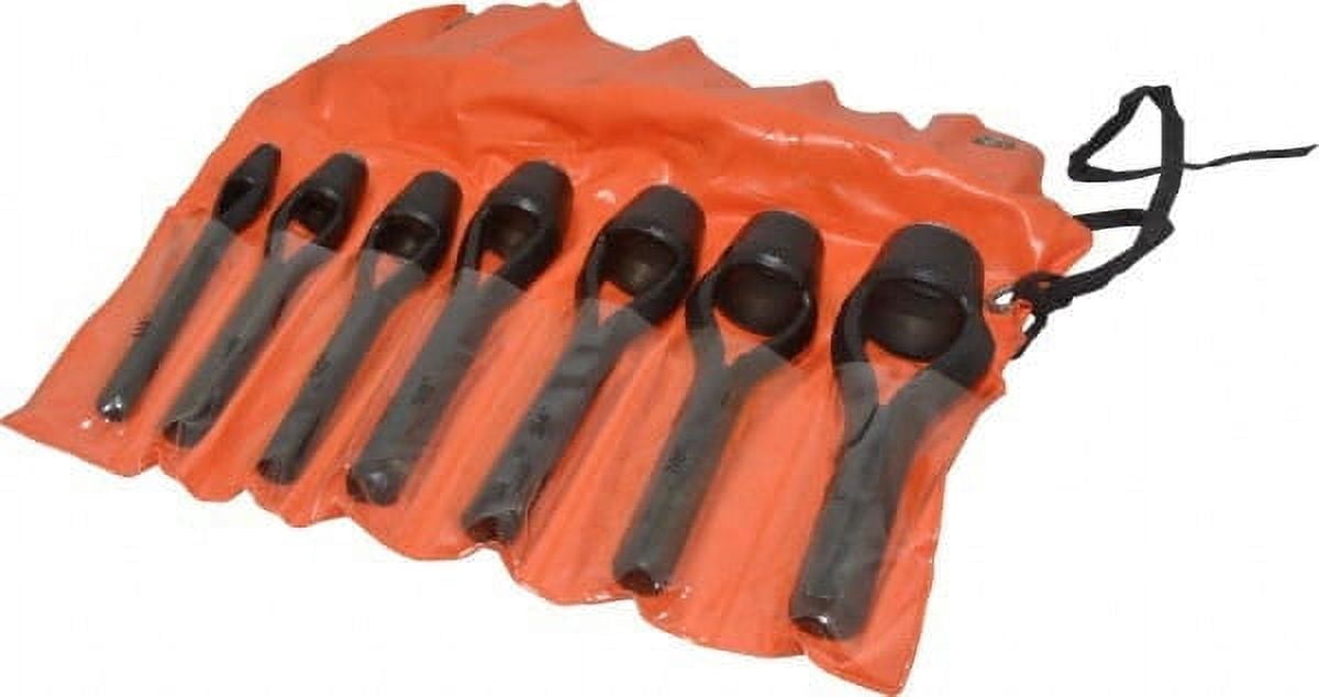 Value Collection 7 Piece, 1/4 to 1", Arch Punch Set Comes in Vinyl Roll ...